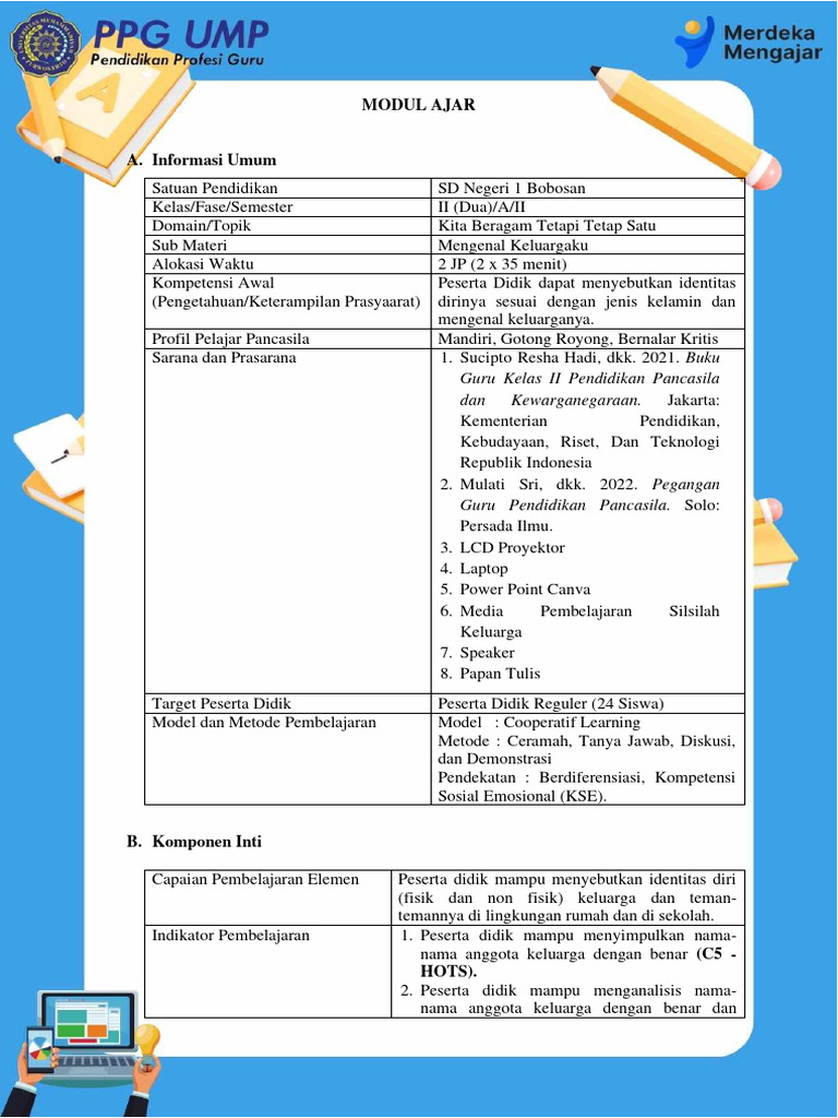 MODUL AJAR PSE Revisi Fix | PDF