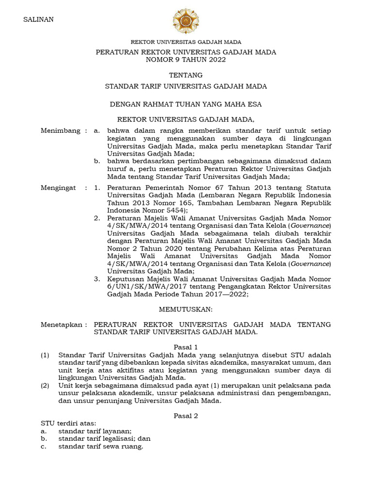 Stu Ugm 2022-2 | PDF