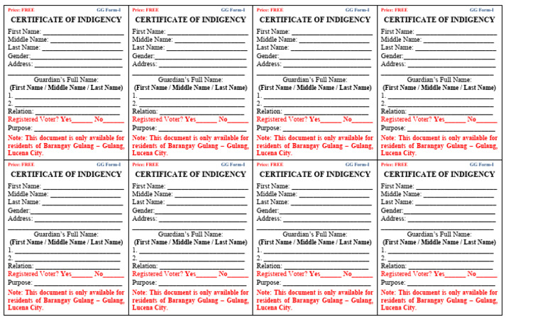 BMV Form I Indigency | PDF | Lgbt Rights | Human Rights