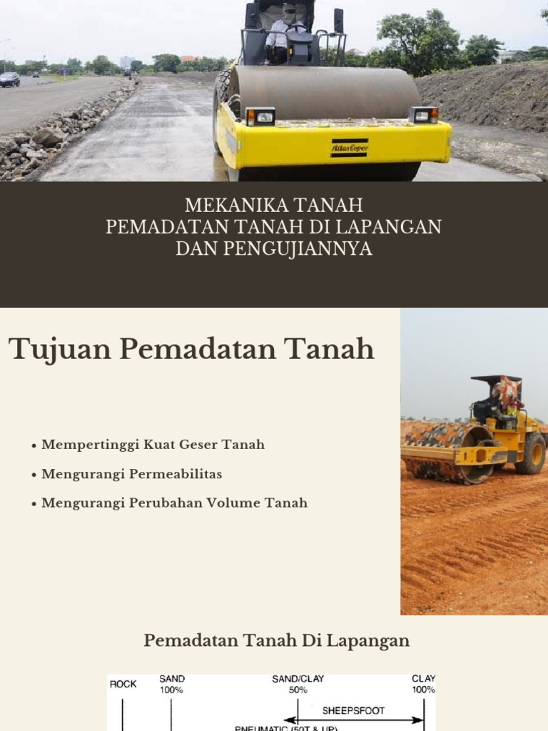 Prosedur dan Alat Pemadatan Tanah | PDF