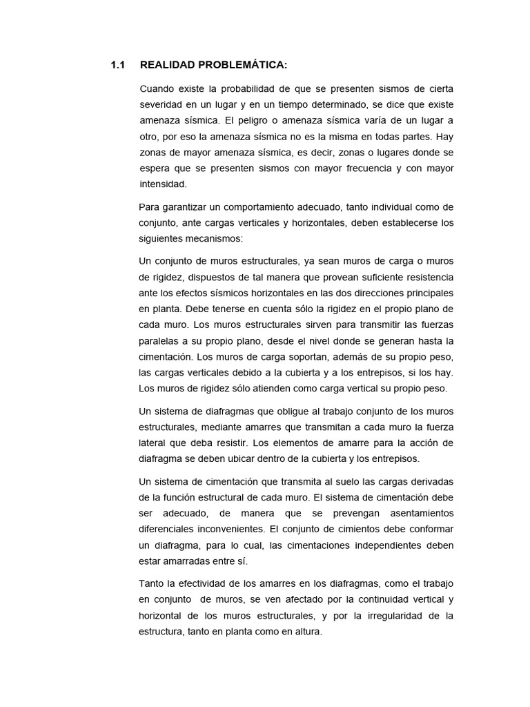 Realidad Problemática | PDF