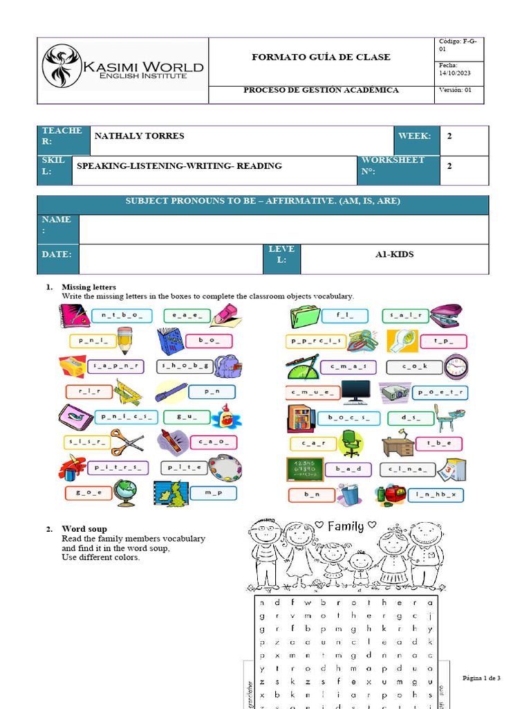 Lesson 2 | PDF | Language Families | Syntax