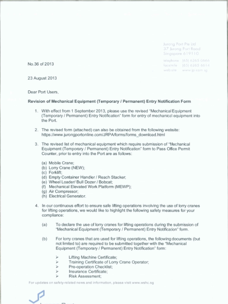 Revision of Mechanical Equiptment Form | PDF