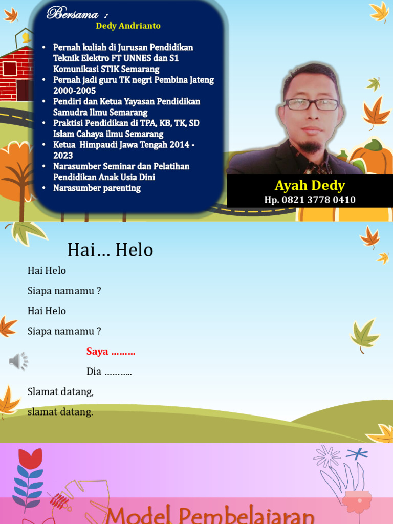 Model Pembelajaran PAUD | PDF