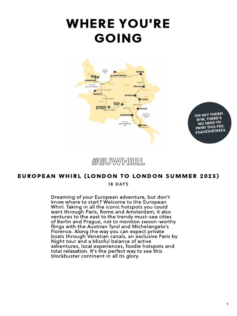 EW - European Whirl (Classic Trip) | PDF