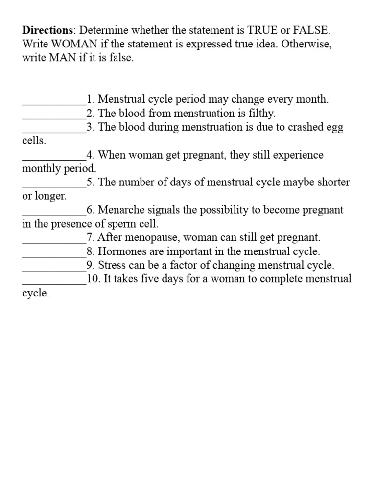 Menstrual Cycle | PDF