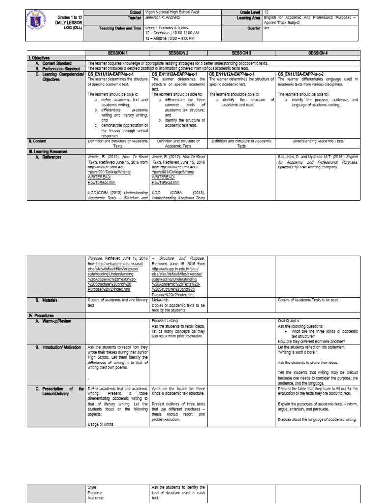 Eapp Dll-Week-1 | PDF | Learning | Argument