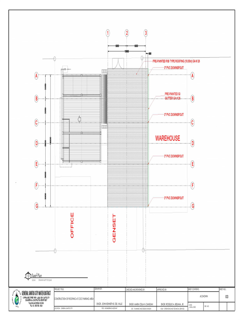 COC Roofing 1-Roof Plan | PDF