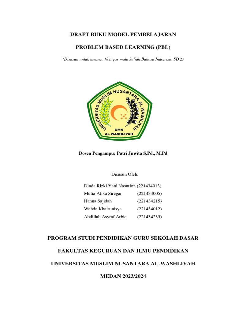 Draft Buku Model Pembelajaran | PDF