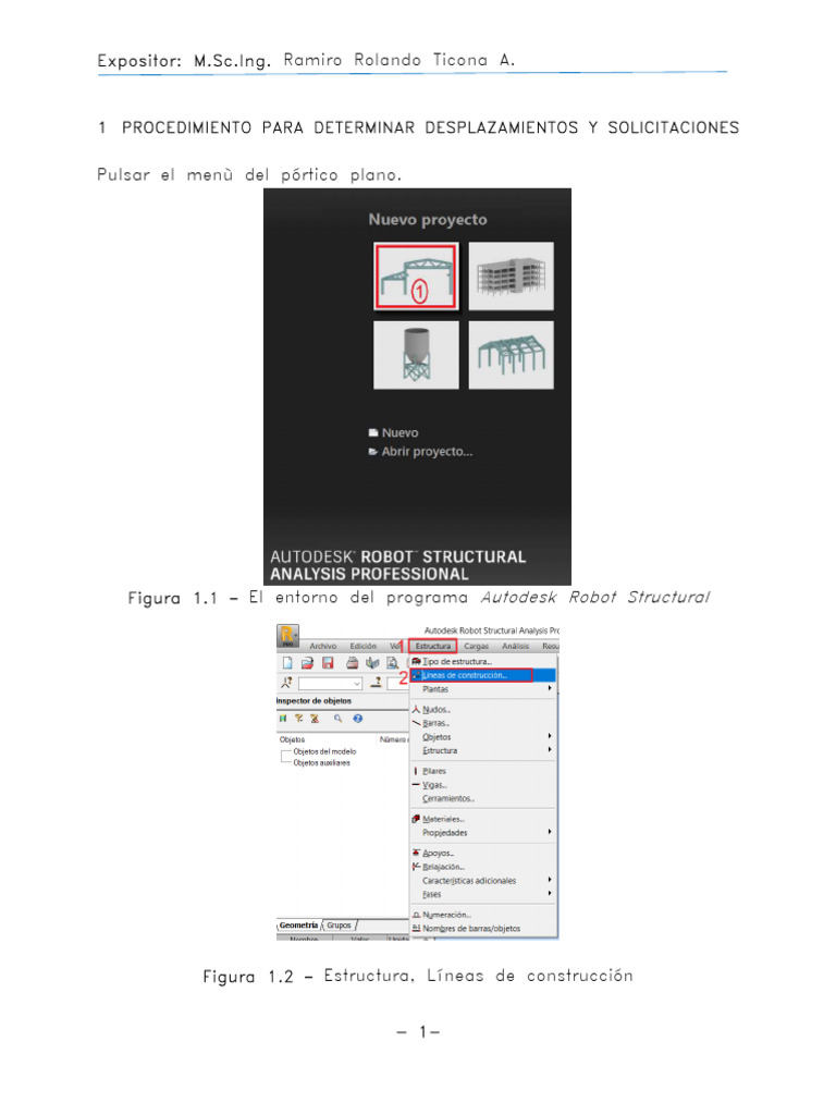 Tutorial de Autodesk Robot Structural | PDF | Viga (Estructura ...