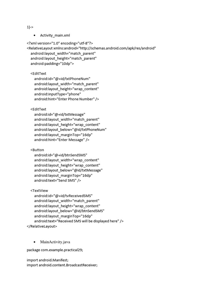 29 | PDF | Android (Operating System) | String (Computer Science)