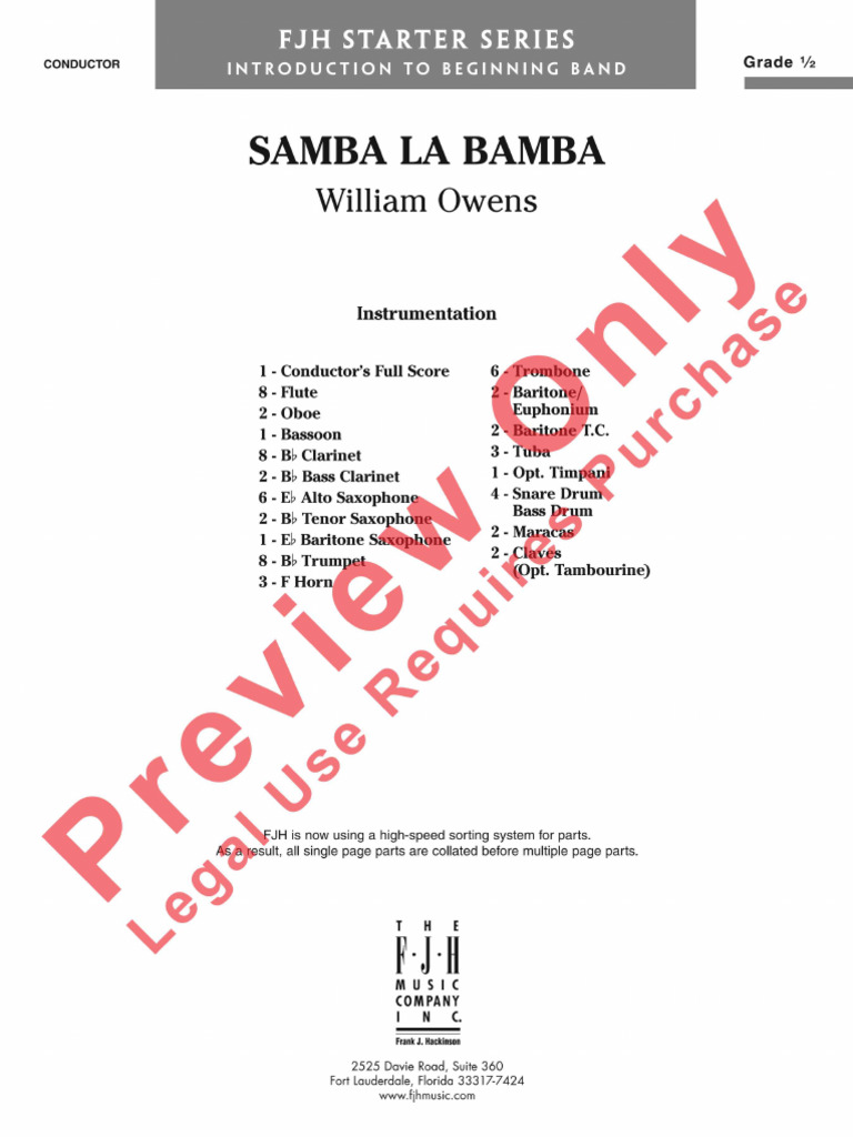 Samba La Bamba | PDF