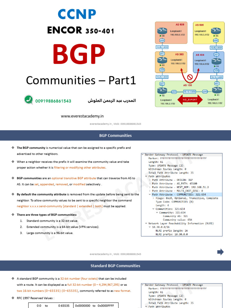 CCNP BGP | PDF | Ip Address | Router (Computing)