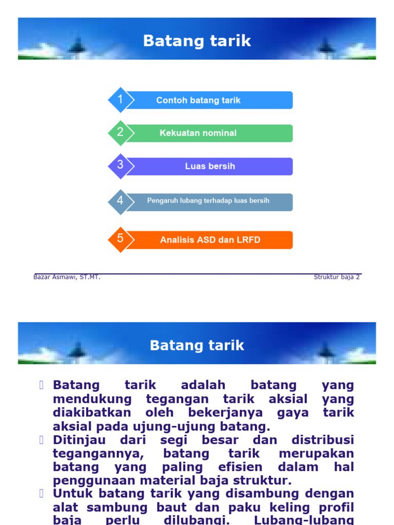 Materi 1 Batang Tarik | PDF