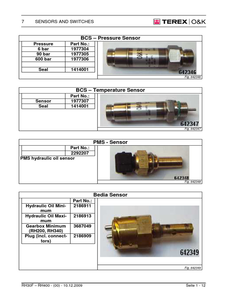 12.7 - Sensors, Switches and Valves | PDF | Valve | Switch