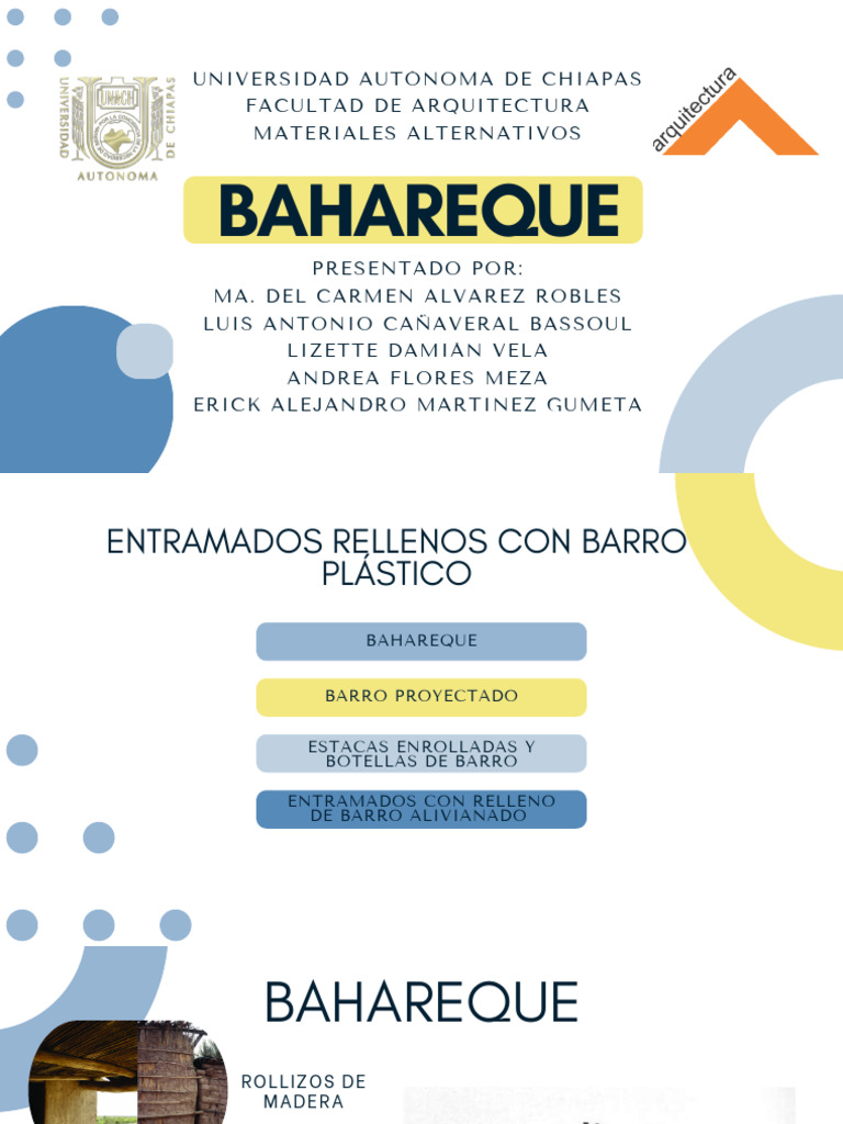 Materiales Bahareque | PDF | Barro | Materiales de construcción