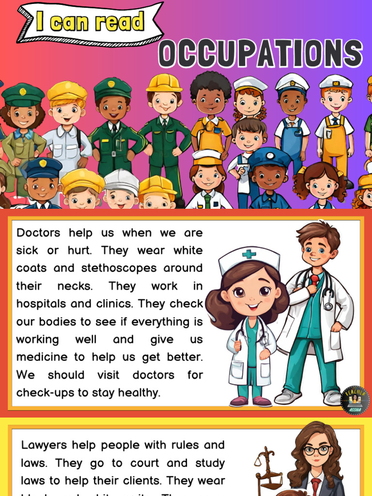 Occupations and Their Roles | PDF | Pharmacy