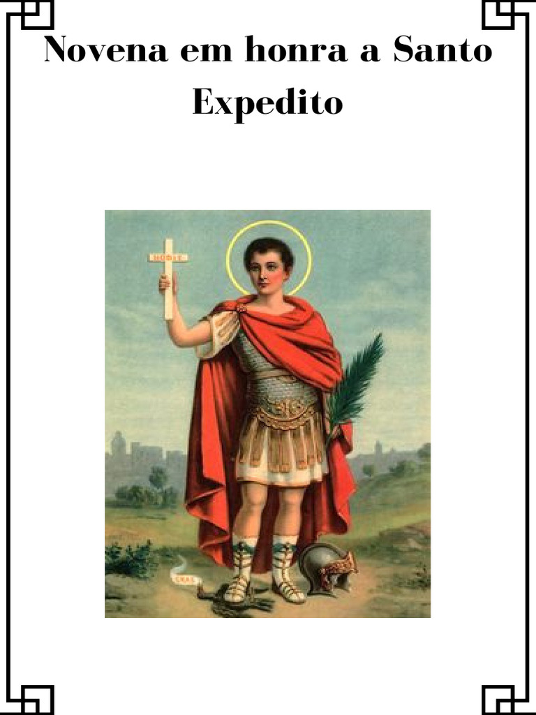 Novena Santo Expedito | PDF | Oração | Pecado
