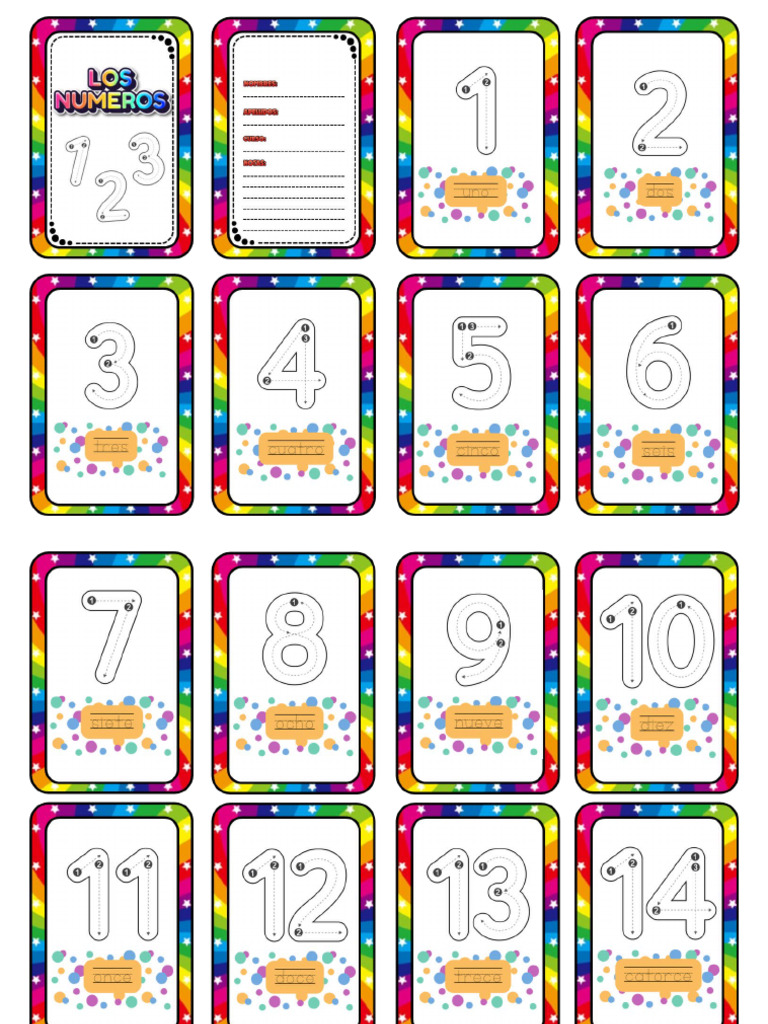 Numeros 1 A 20 | PDF