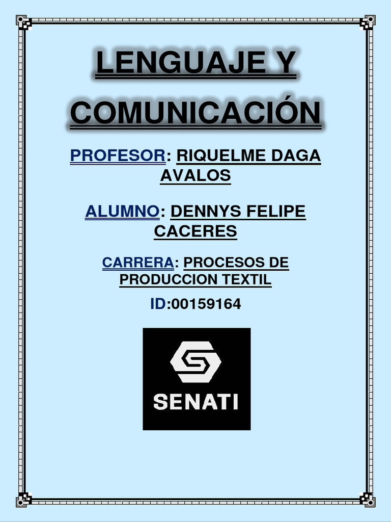Entregable 1, Lenguaje y Comunicacion | PDF