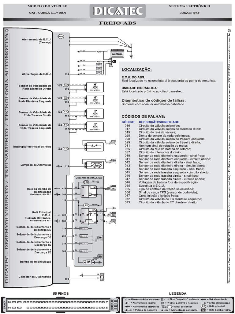 Manual Chevrolet Corsa 1.6 16V Mpfi Multec F Ems 1997 2002 Abs Lucas 4 ...
