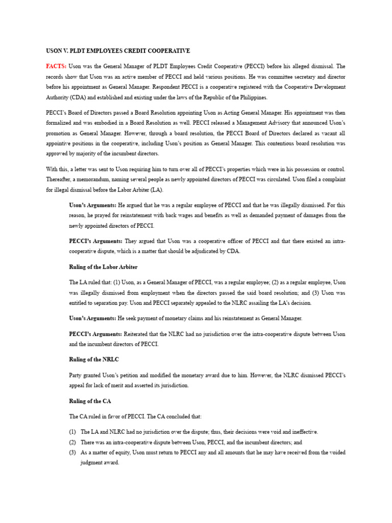 Assigned Topic - Cases | PDF | Employment | Mediation