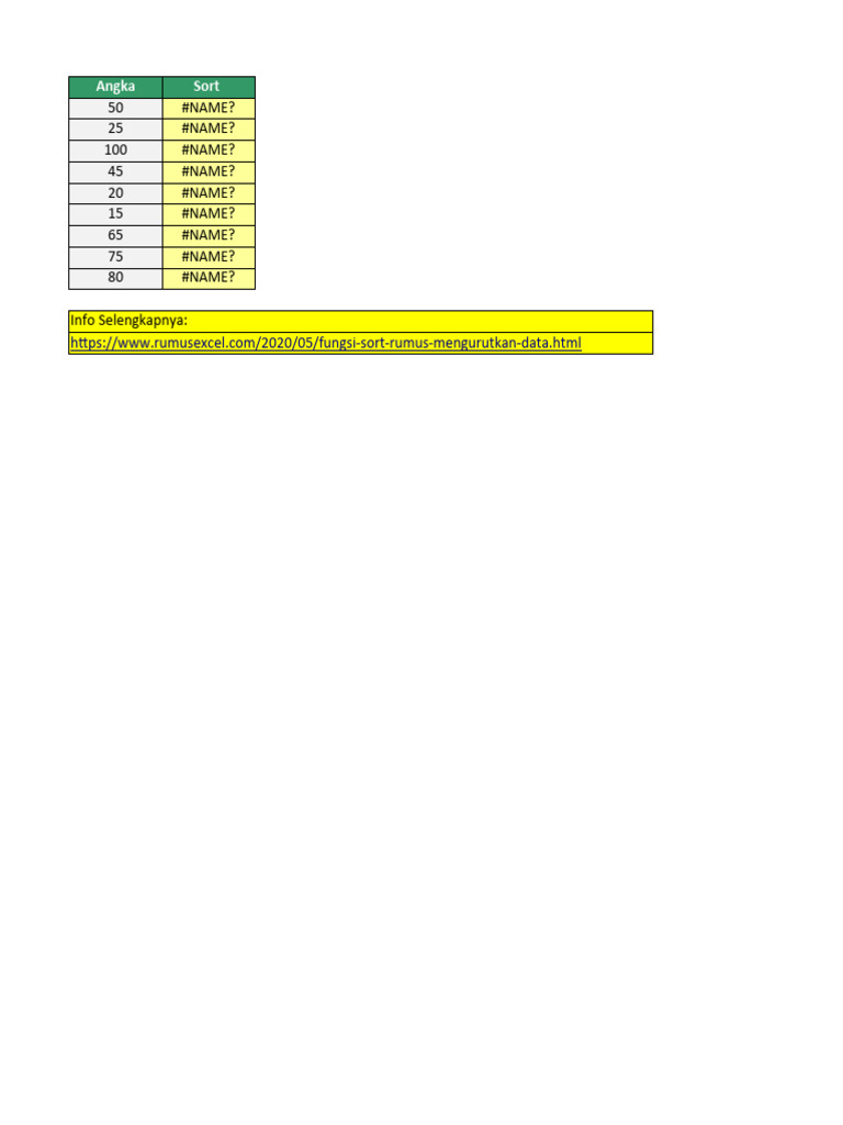 REDC - Fungsi SORT | PDF REDC - Fungsi SORT | PDF