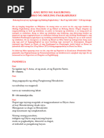 Tagalog Rosary Guide | PDF