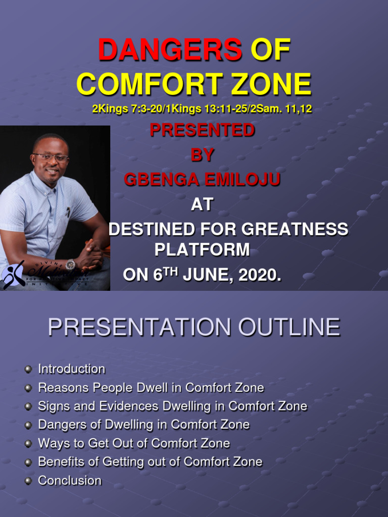Dangers of Comfort Zone 01 | PDF | Personal Development | Social Psychology
