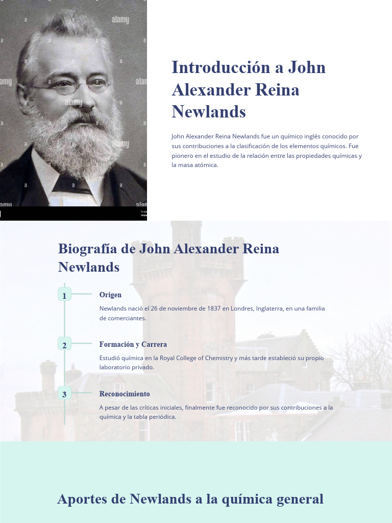Introduccion A John Alexander Reina Newlands | PDF | Tabla periódica ...