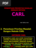 Metode Manajemen CARL Dalam Menentukan Prioritas Masalah | PDF