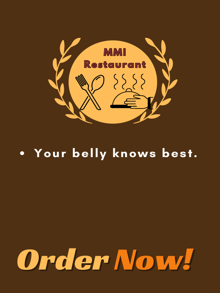 MMI Fast Food Menu | PDF