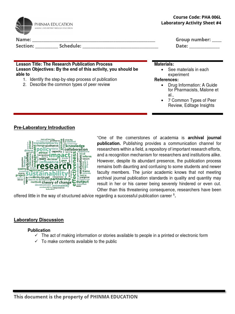 LAS For PHA 006 Module #4 | PDF | Peer Review