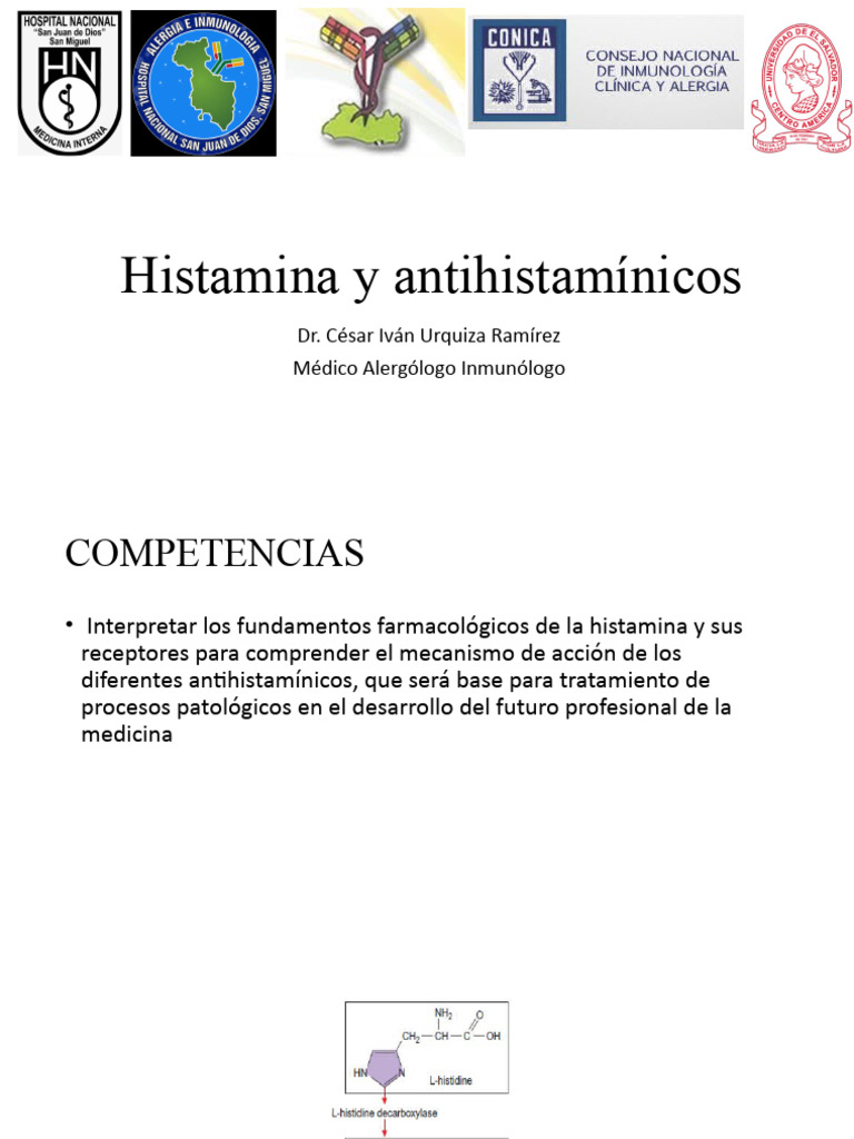 Histamina y Antihistaminicos | PDF | Ciencias de la Salud ...