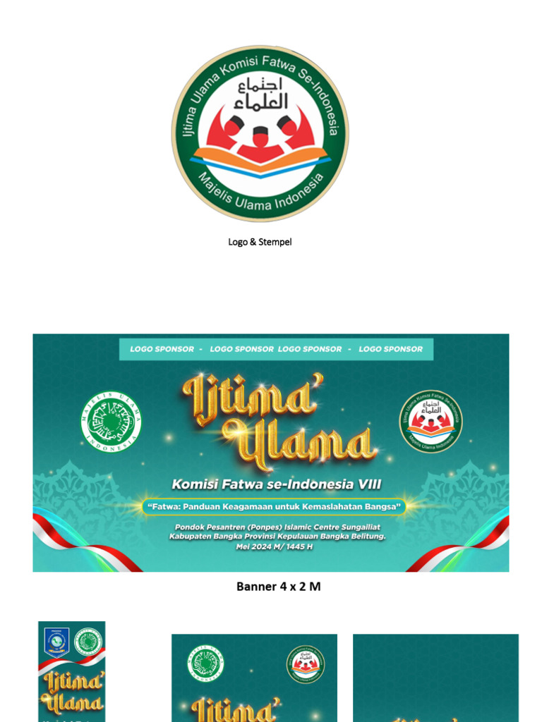 Logo Sponsor untuk Ijtima dan Banner | PDF