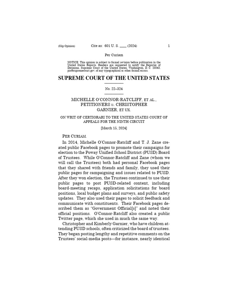 Supreme Court of The United States: 1 Cite As: 601 U. S. - (2024) Per ...