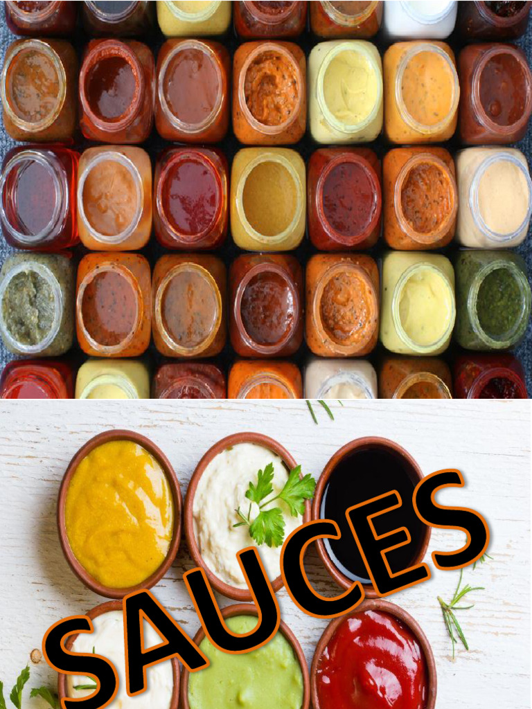 Quarter 3 Lesson 3 Sauces | PDF | Sauce | Butter