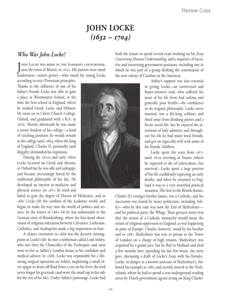 Locke Readings | PDF | John Locke | Empiricism