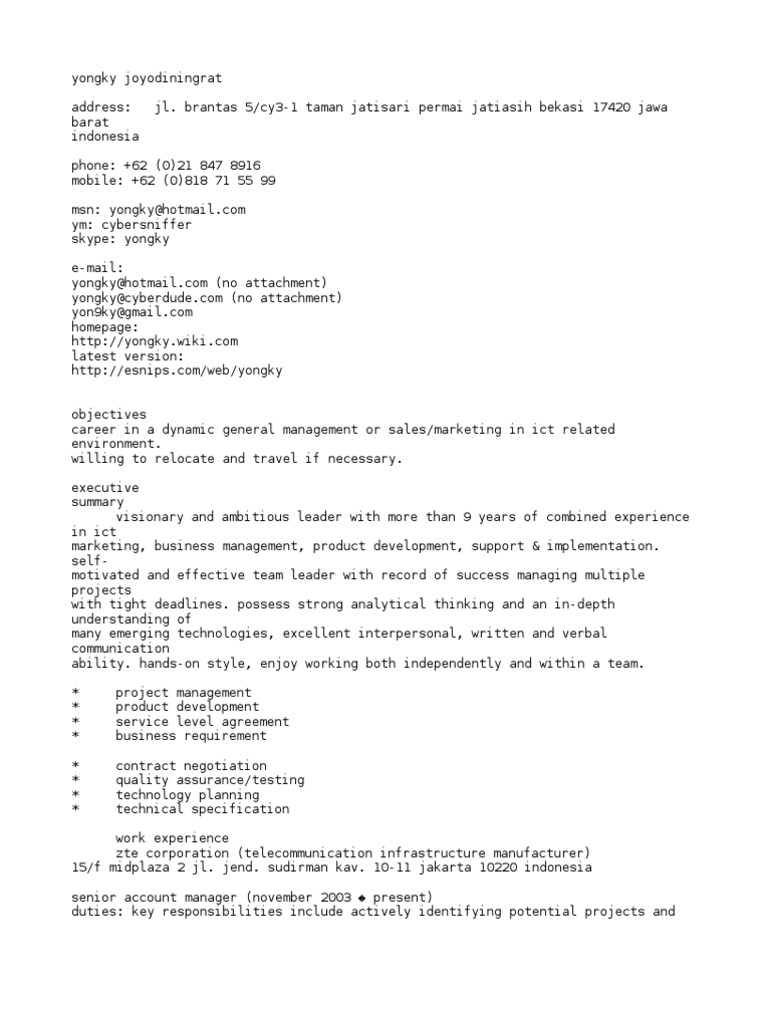 Comprehensive Resume | PDF | Computing | Software