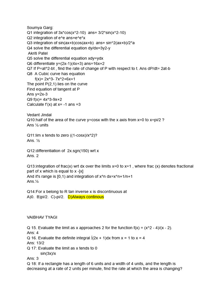 Calculus Download Free Pdf Integral Mathematical Concepts