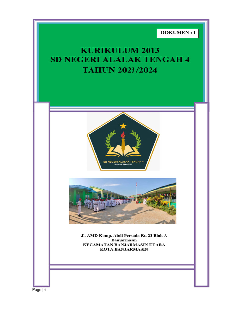 KTSP 2023-2024 | PDF