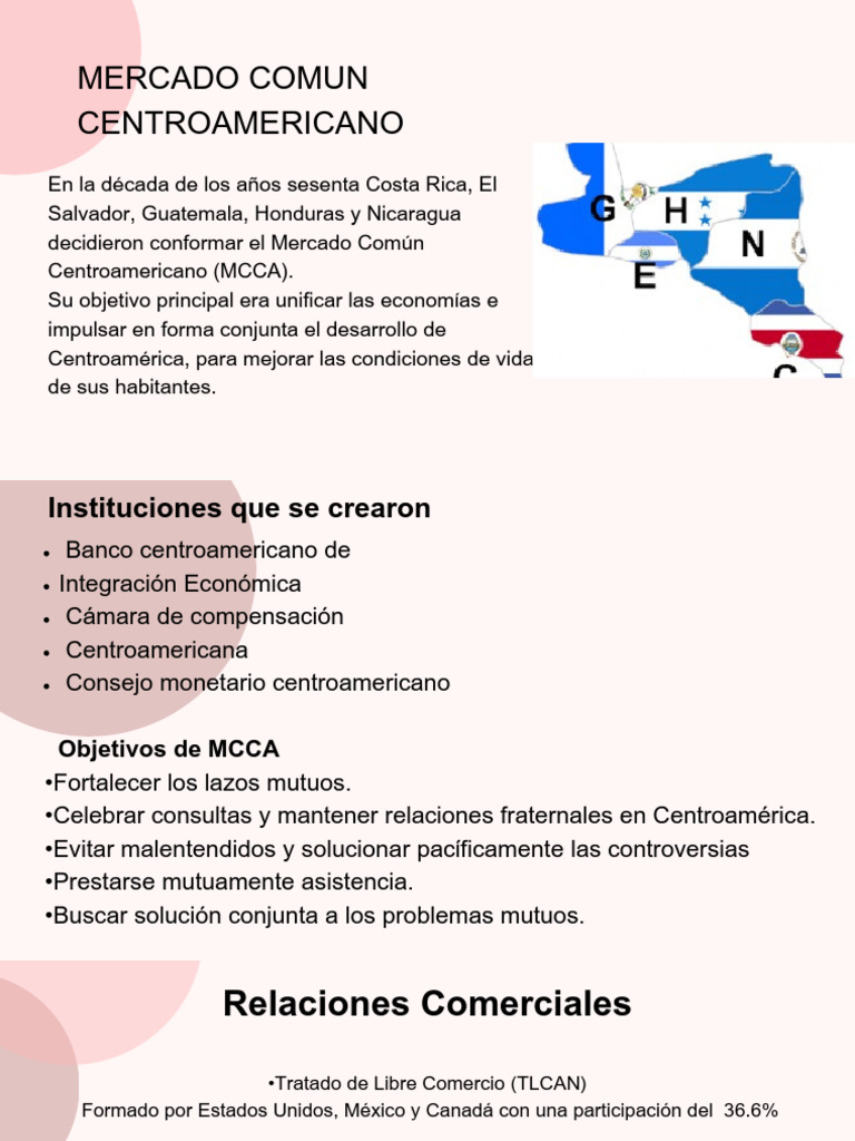 Mcca | PDF | Centroamérica | Tratado de Libre Comercio Norteamericano