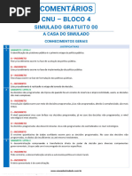 Cnu 1 Simulado Bloco Tematico 1 Seguridade Social Saude Assistencia Social e Previdencia Social ...