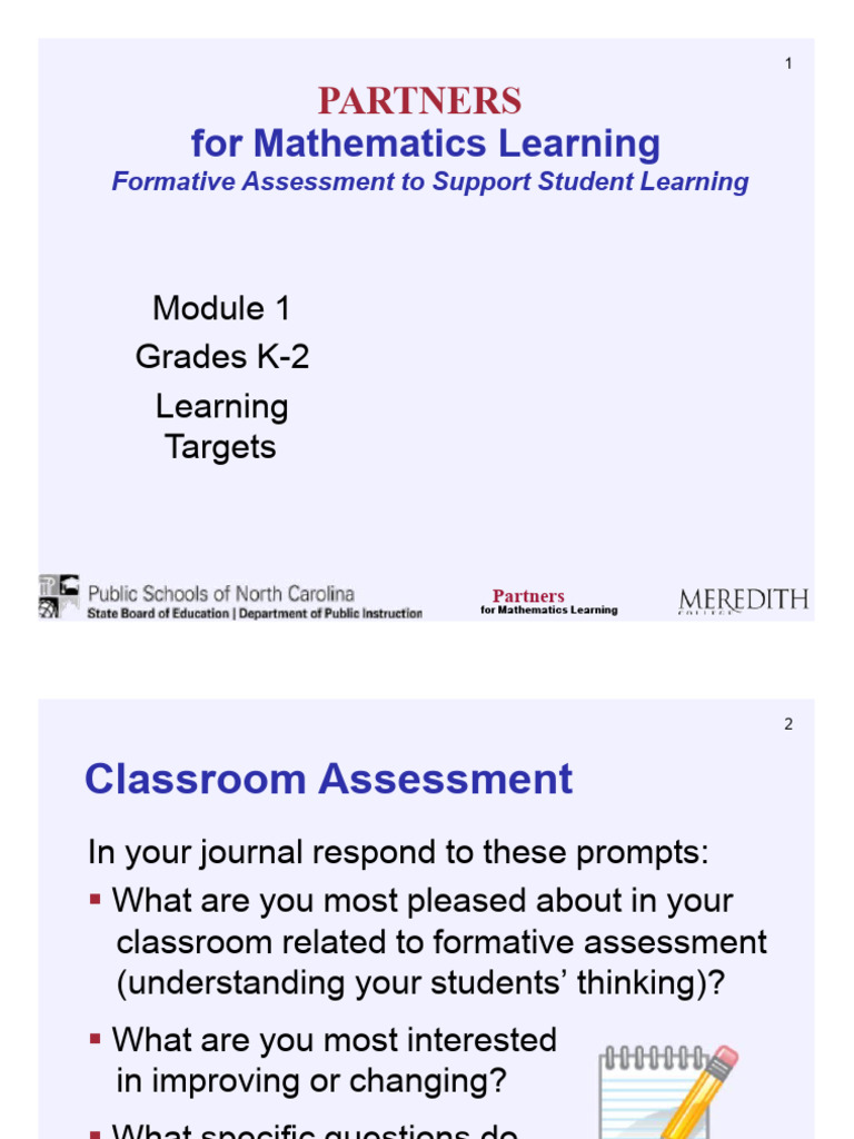 1 K 2 Learning Targets Slides | PDF | Learning | Rectangle