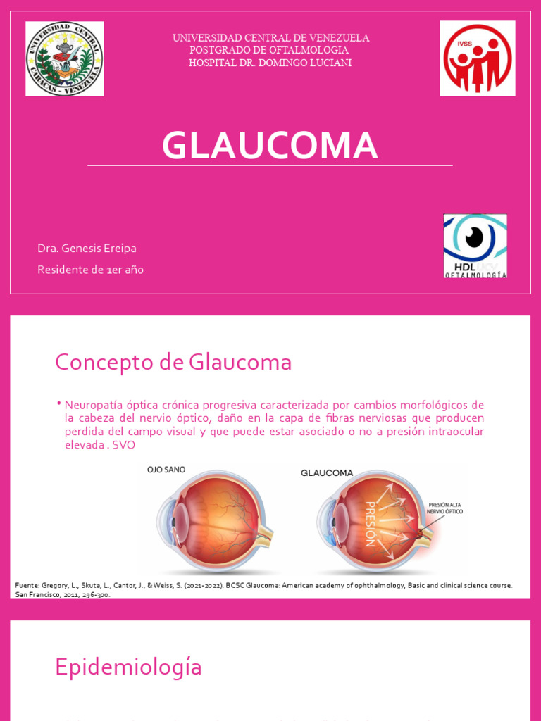 Glaucoma | Descargar gratis PDF | Glaucoma | Ojo humano