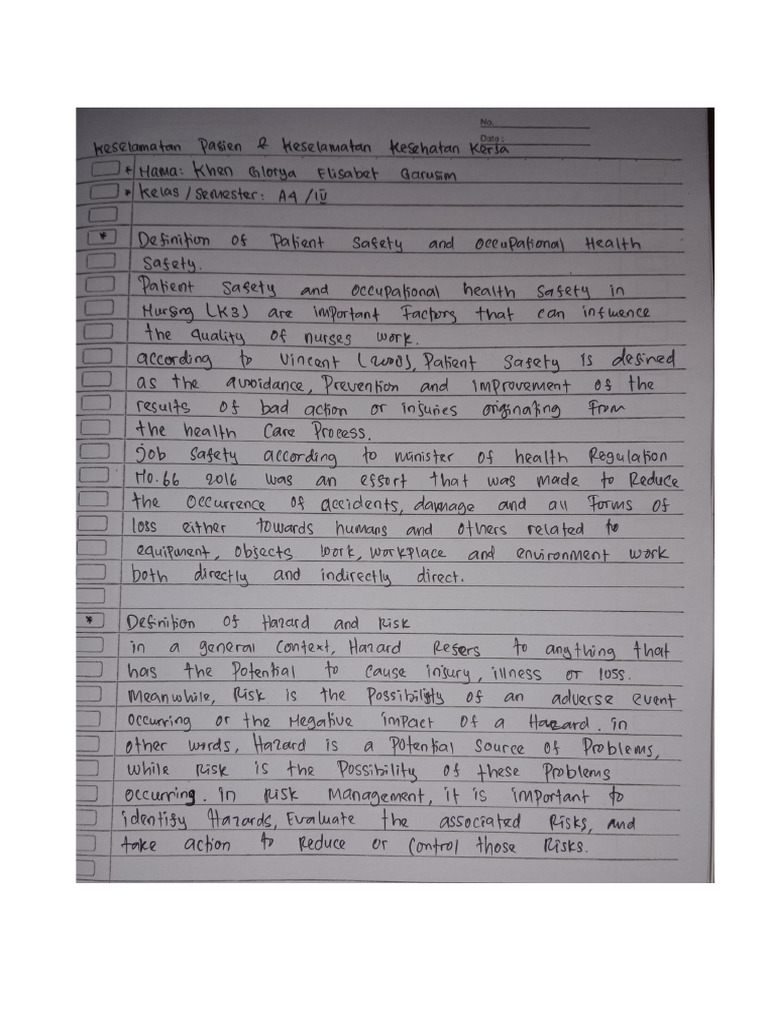 Definition of Hazard and Risk | PDF