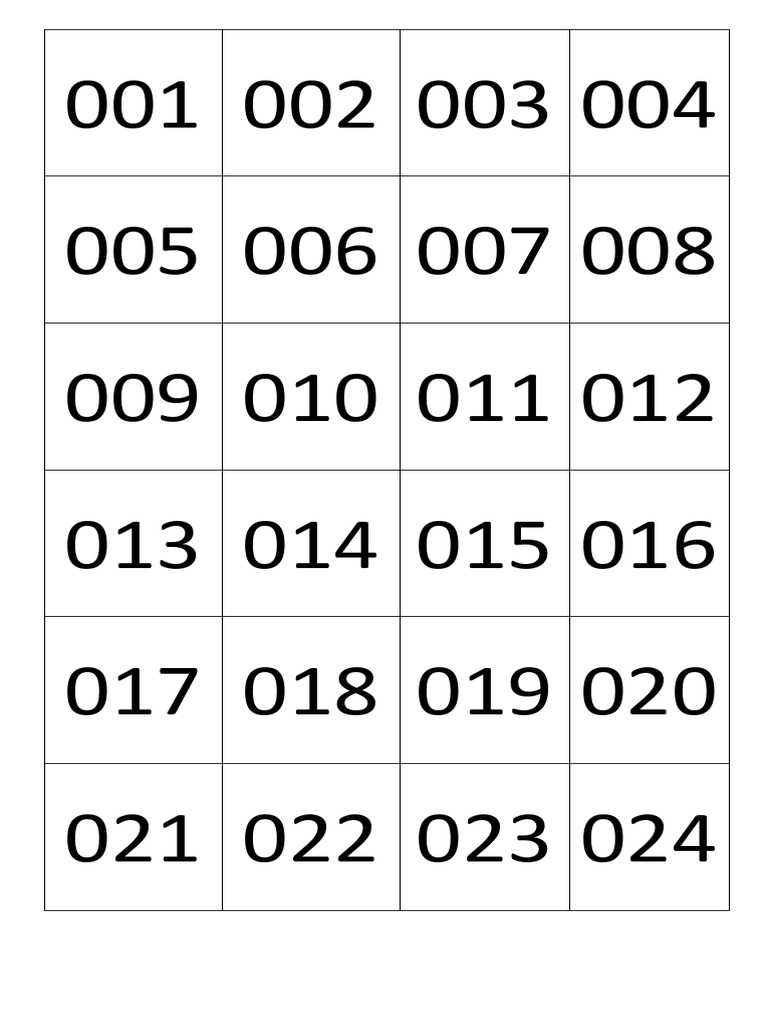 Lucky Draw Number | PDF
