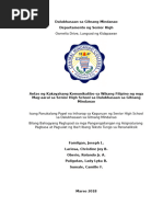 Ang Impluwensya NG Modernisasyon Sa Wikang Filipino at Pagpapahalaga NG Mga Estudyante Sa ...