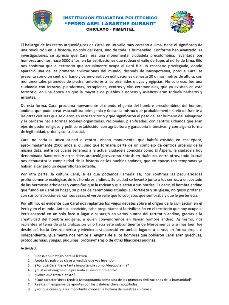 Comunicación 3ro (Clase 1) | PDF
