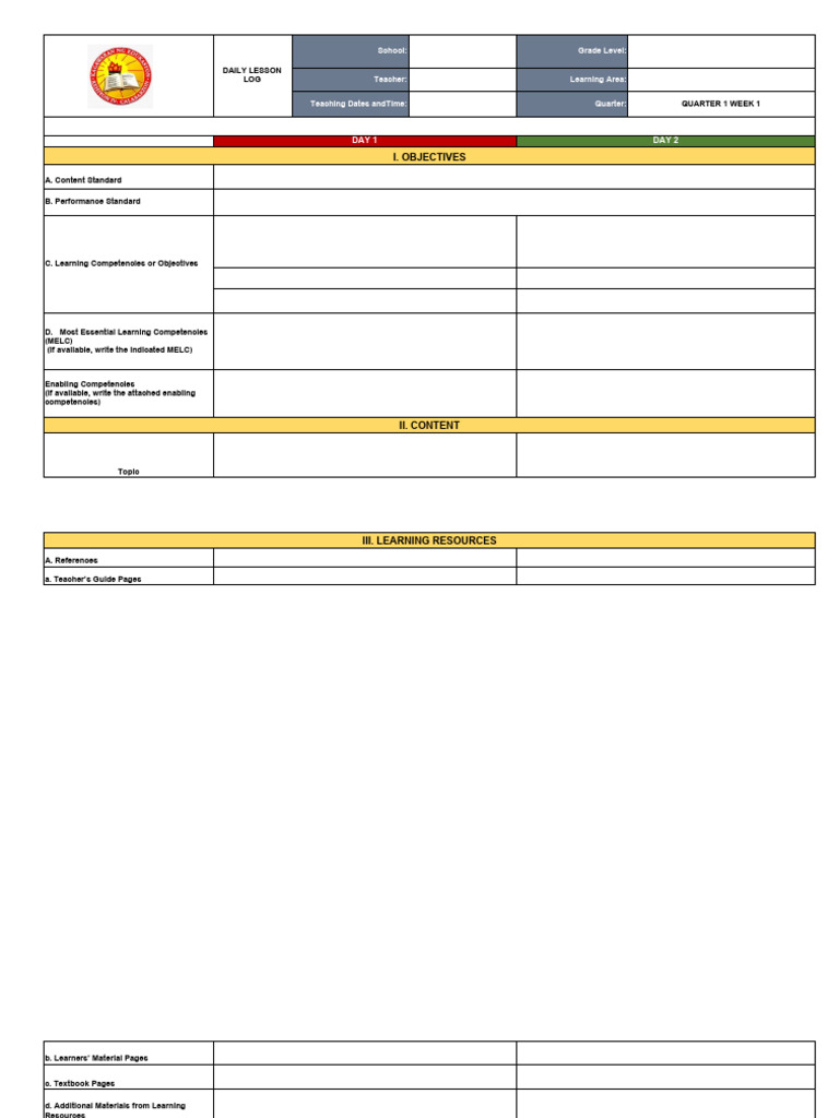 Grade 12 HUMSS Daily Lesson Log | PDF | Learning | Pedagogy